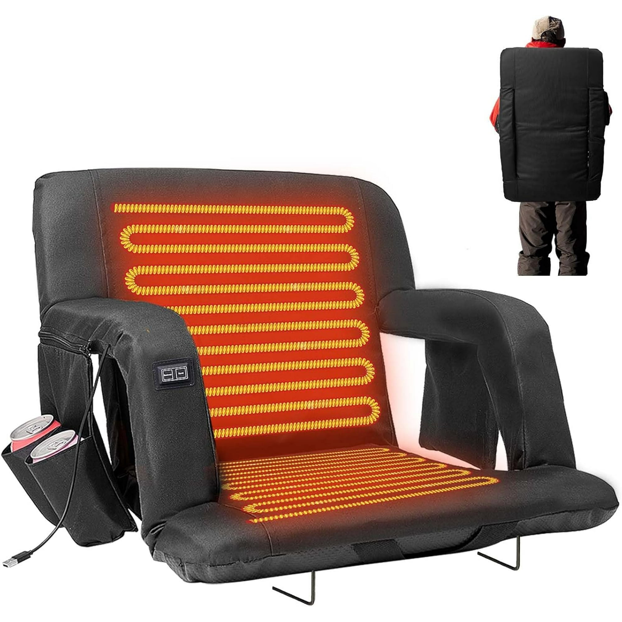 Click here for Slsy Dual-Sided Heated Stadium Seats For Bleachers... prices