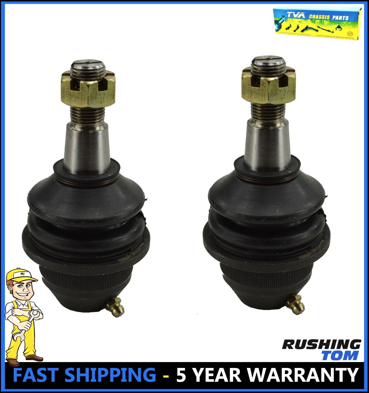 (2) Front Left & Right Lower Ball Joint Chevy K1500 K2500 K3500 ...