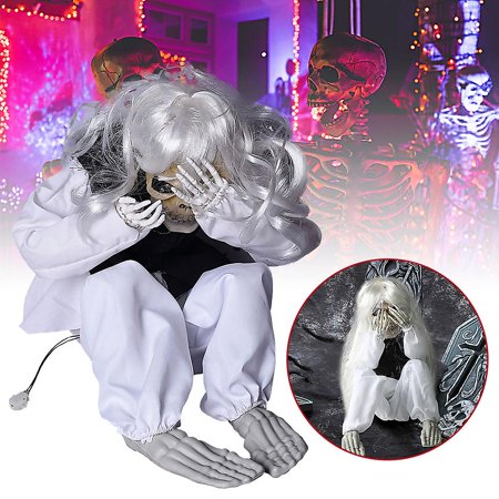 Creepy Crying Scary Ghost With Voice Control Indoor/outdoor Halloween ...