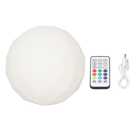 Swimming Pool Floating Light, IP68 Waterproof Floating Orb Pool Light ...