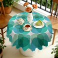 60 Inch Round Lace Tablecloth Water Resistant Washable, Elegant ...