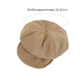 Agiufgs Octagonal Beret Polyester, Shapable Brim with Integrated Soft ...