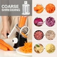 Hand Crank Cheese Shredder for Fresh Cheese, Vegetable, Nuts, Rotary ...