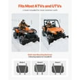 Adjustable 43"-60" Snow Plow Kit Compatible with Most UTVs & ATVs ...