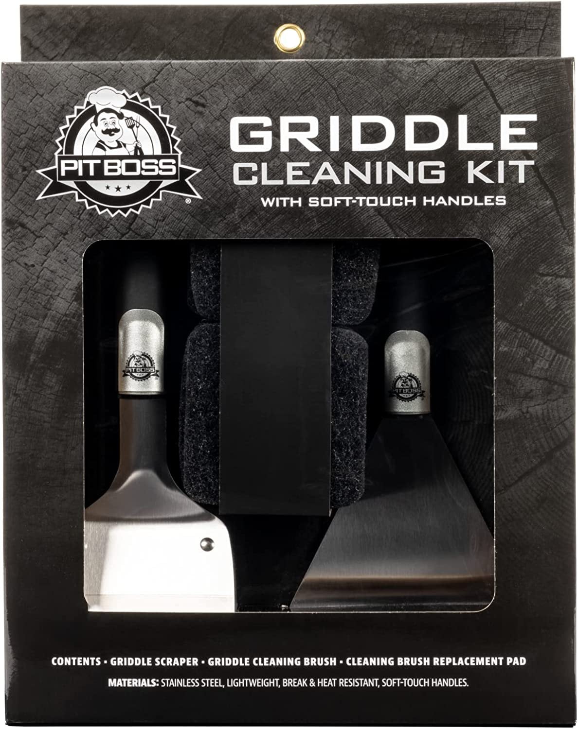 PIT BOSS 40753 Griddle Cleaning Kit, Stainless Steel - Walmart.com