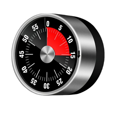 Elle 60 Minutes Mechanical Visual Timer Small Magnetic Kitchen ...