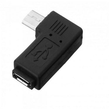 CableVantage Right Angle USB A Female to Micro B Male OTG Adapter Cable ...