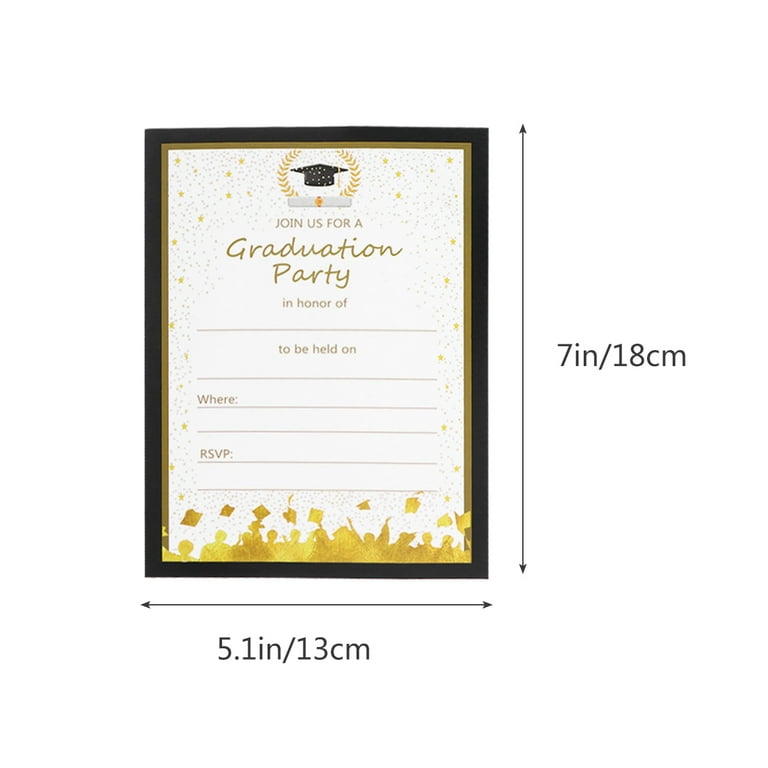 Blank Graduation Invitation Templates Class Of 2022