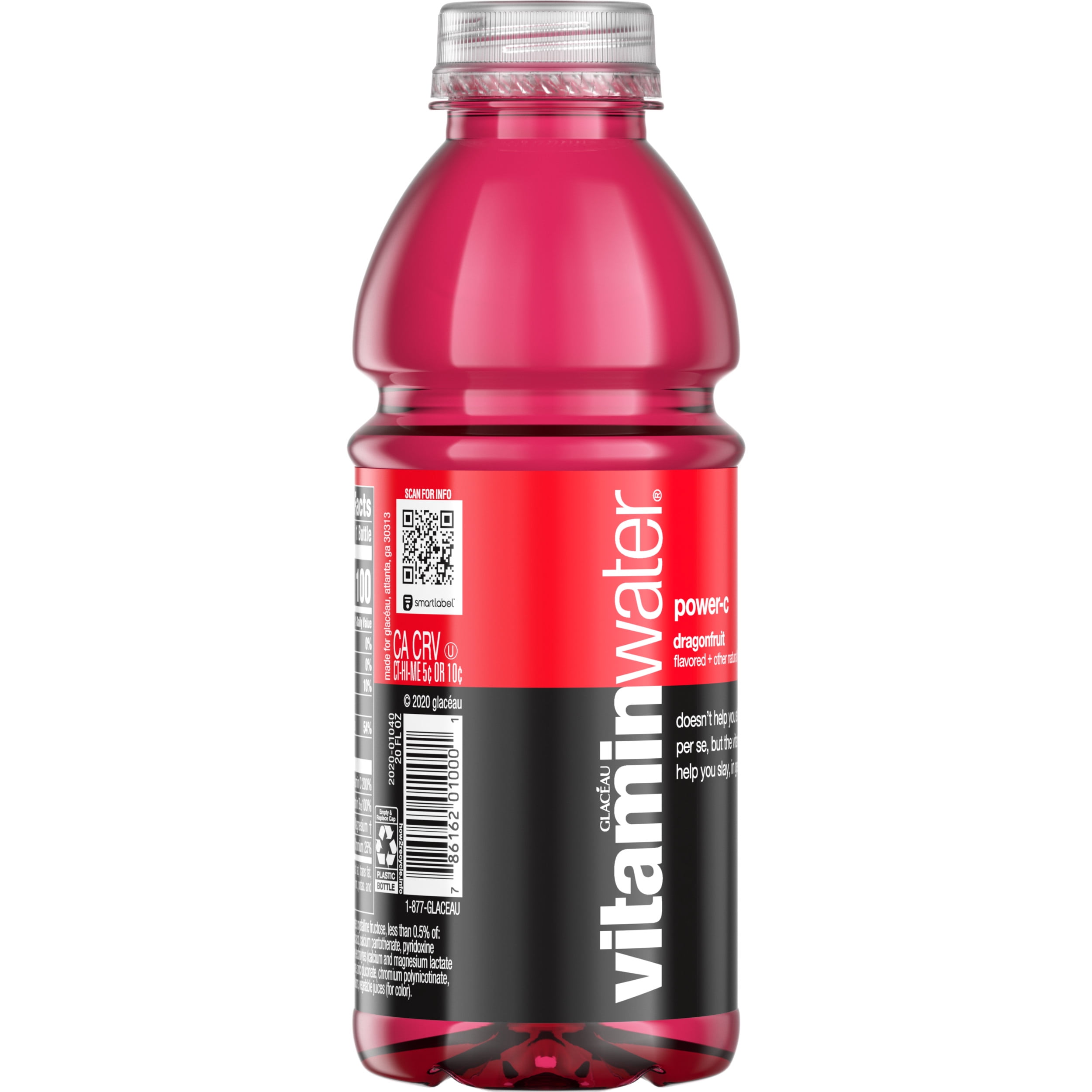 Buy vitaminwater power-c electrolyte enhanced water, dragonfruit, 20 fl ...