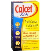 Calcet Petites Dual Calcium + Vitamin D3 Tablets 100 Tablets (Pack of 6)