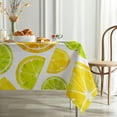 Chilfamy Citrus Slices Pattern Watercolor Print Rectangle Dining ...