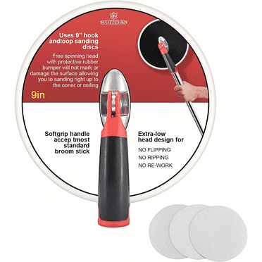 Hyde Tools 09046 Economy Series Polypropylene Pole Sander Head ...