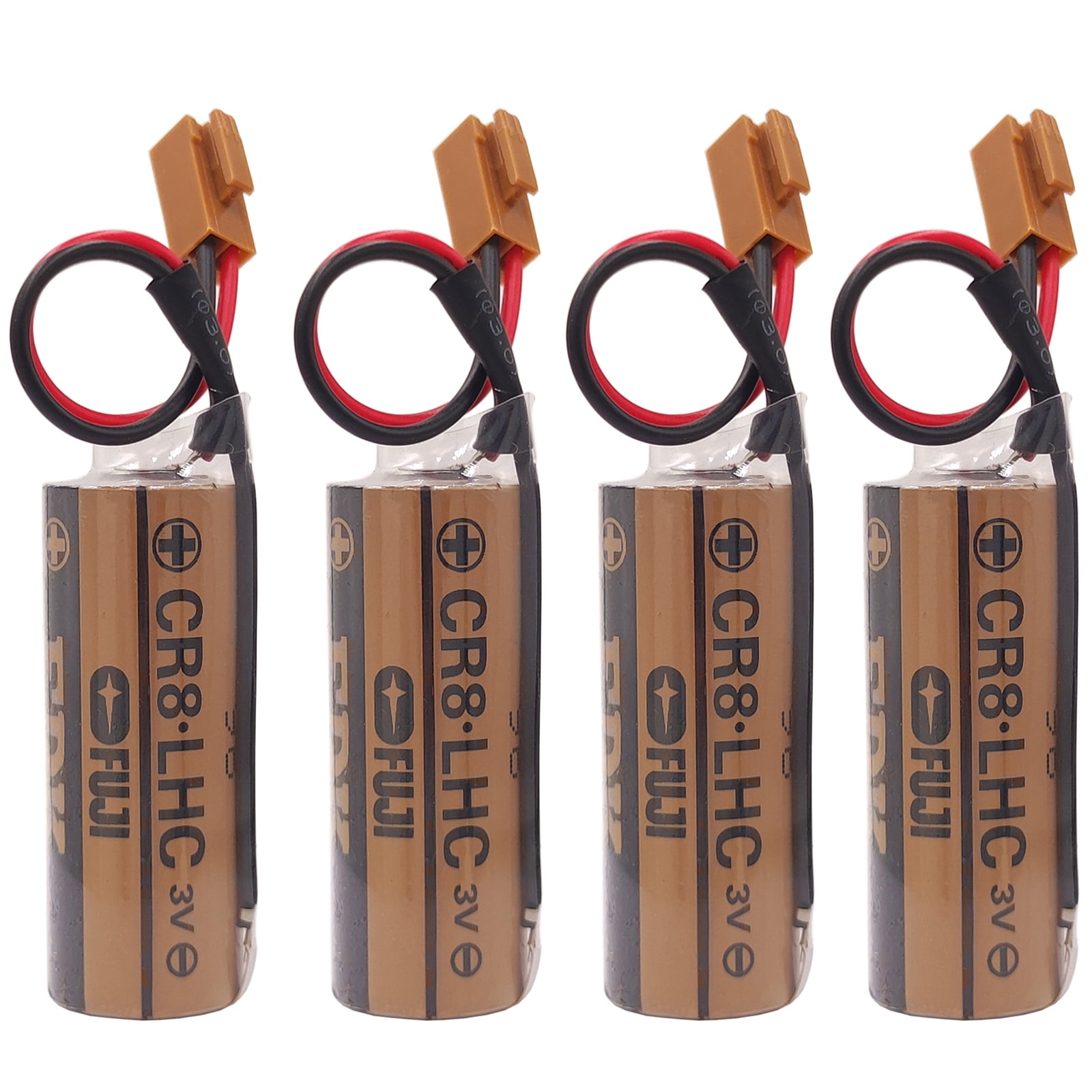 4Pc 3V 3000mAh Lithium Battery Replaces Fuji FDK CR8.LHC 17430, Toto CR8-LHC TH559EDV410R, TOTO ...