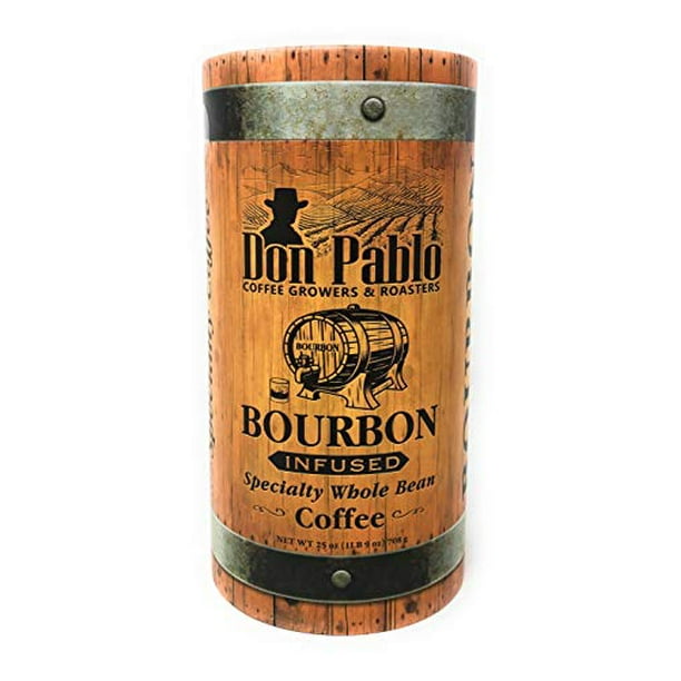 Don Pablo Bourbon Infused Whole Bean Coffee 25 oz - Walmart.com ...