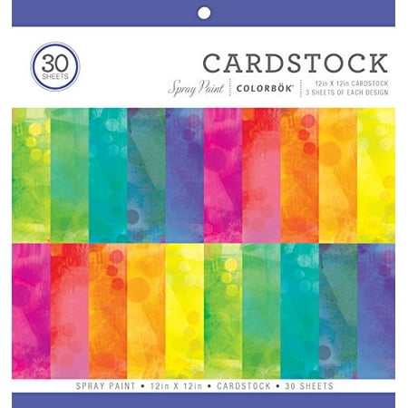 Colorbok 75386 Spray Paint Cardstock Paper Pad 12" X 12" | Walmart Canada