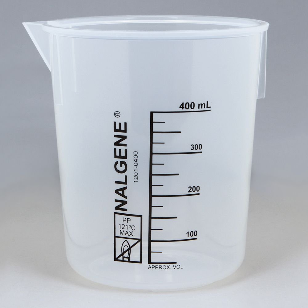 Nalgene Griffin Beaker, Low Form, Polypropylene, 400 mL - Walmart.com - Walmart.com