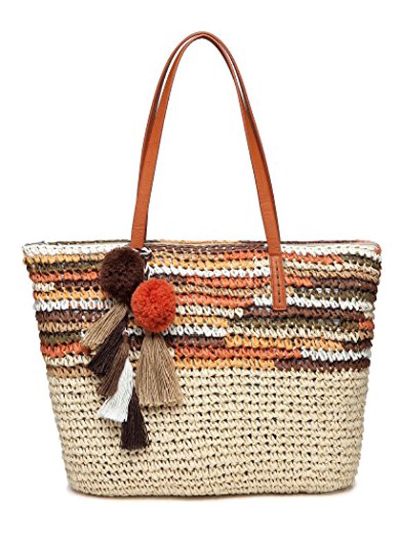 Straw Beach Bags & Totes