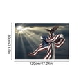 4th of July Eagle Pattern Backdrop Cloth 32x47 Inch, Patriotic Photo ...