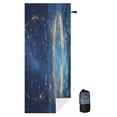 74.8*31.5in Magnetic Beach Towel Sand-Free & Quick Dry with Snap Loop ...