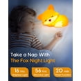 Fox Night Light, Cute Fox Lamp, Dimmable Nightlight, Bedside Lamp with ...