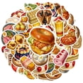 35pcs Delicious Stickers Food Sticker Pack Bakery Decals for Fridge ...