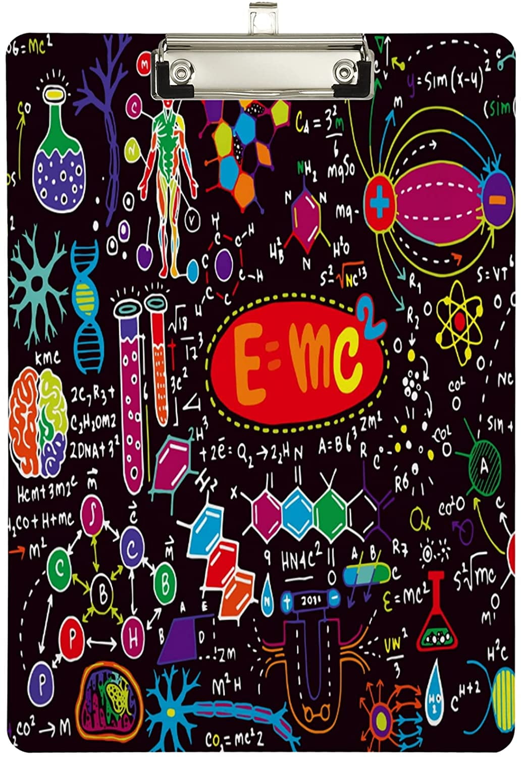 ZHANZZK Chemistry Scientific FormulasCalculation Clipboard Hardboard ...