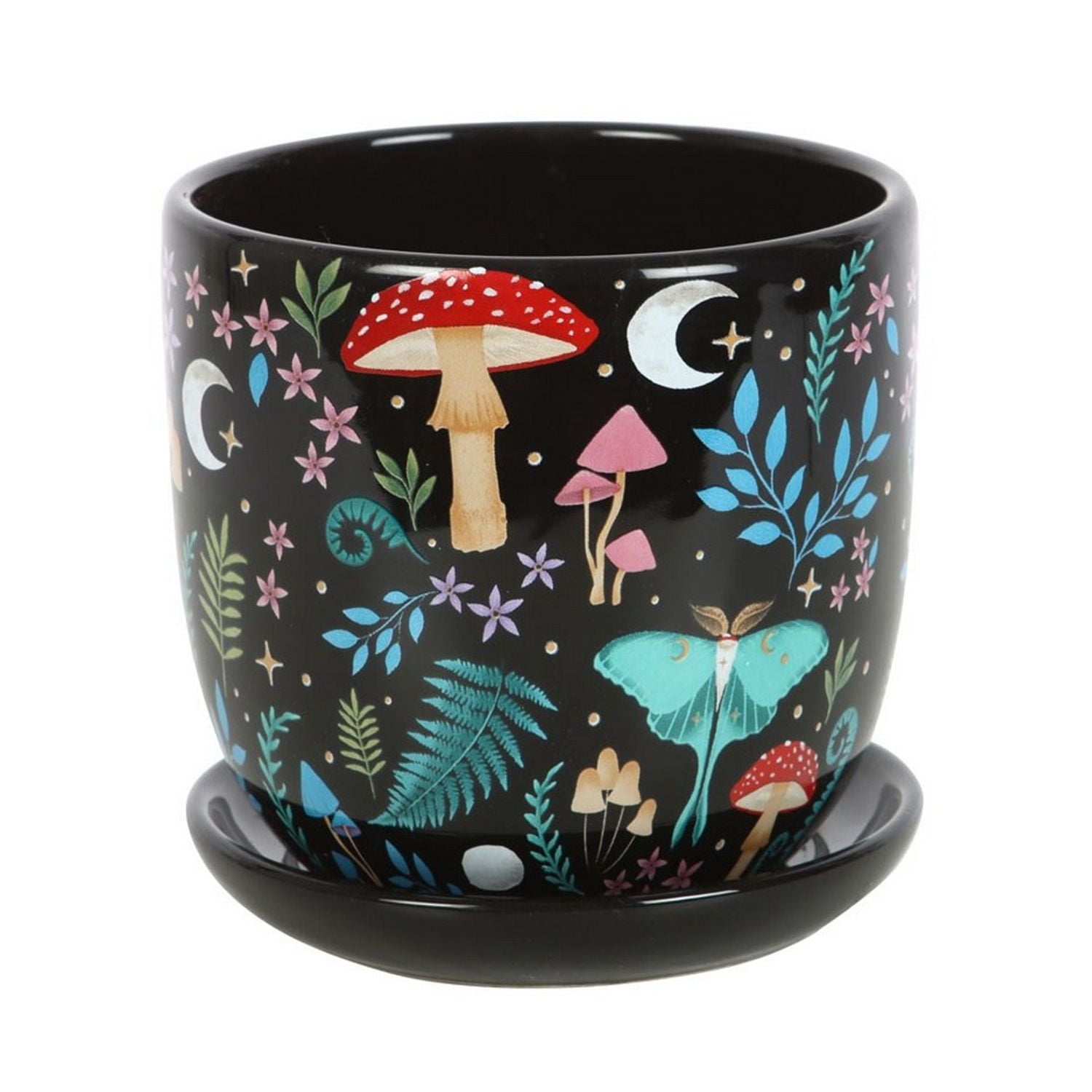 Click here for Something Different Dark Forest Printed Ceramic Pl... prices