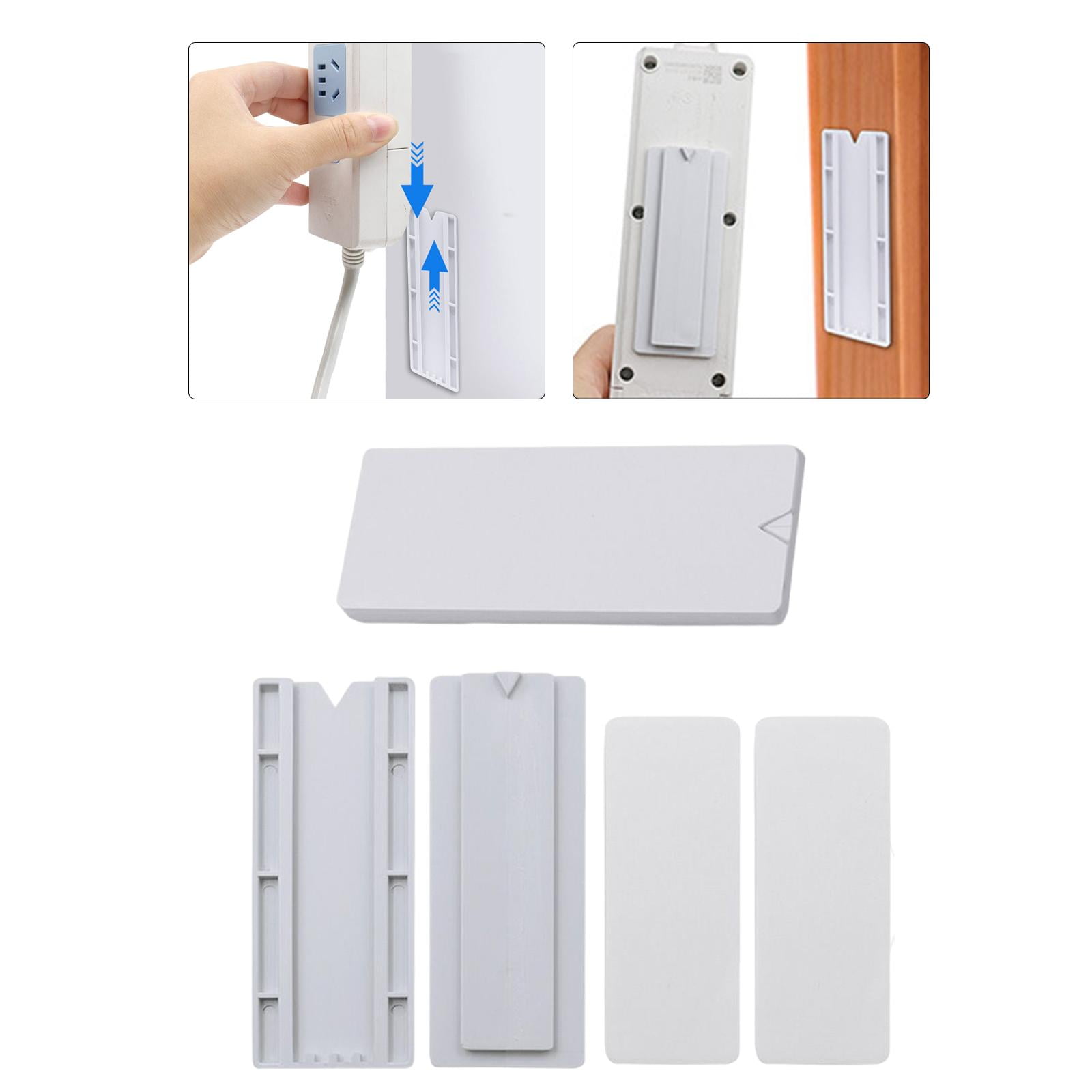 Power Strip Holder Fixer Organizer Self Sticky Cable Management System ...