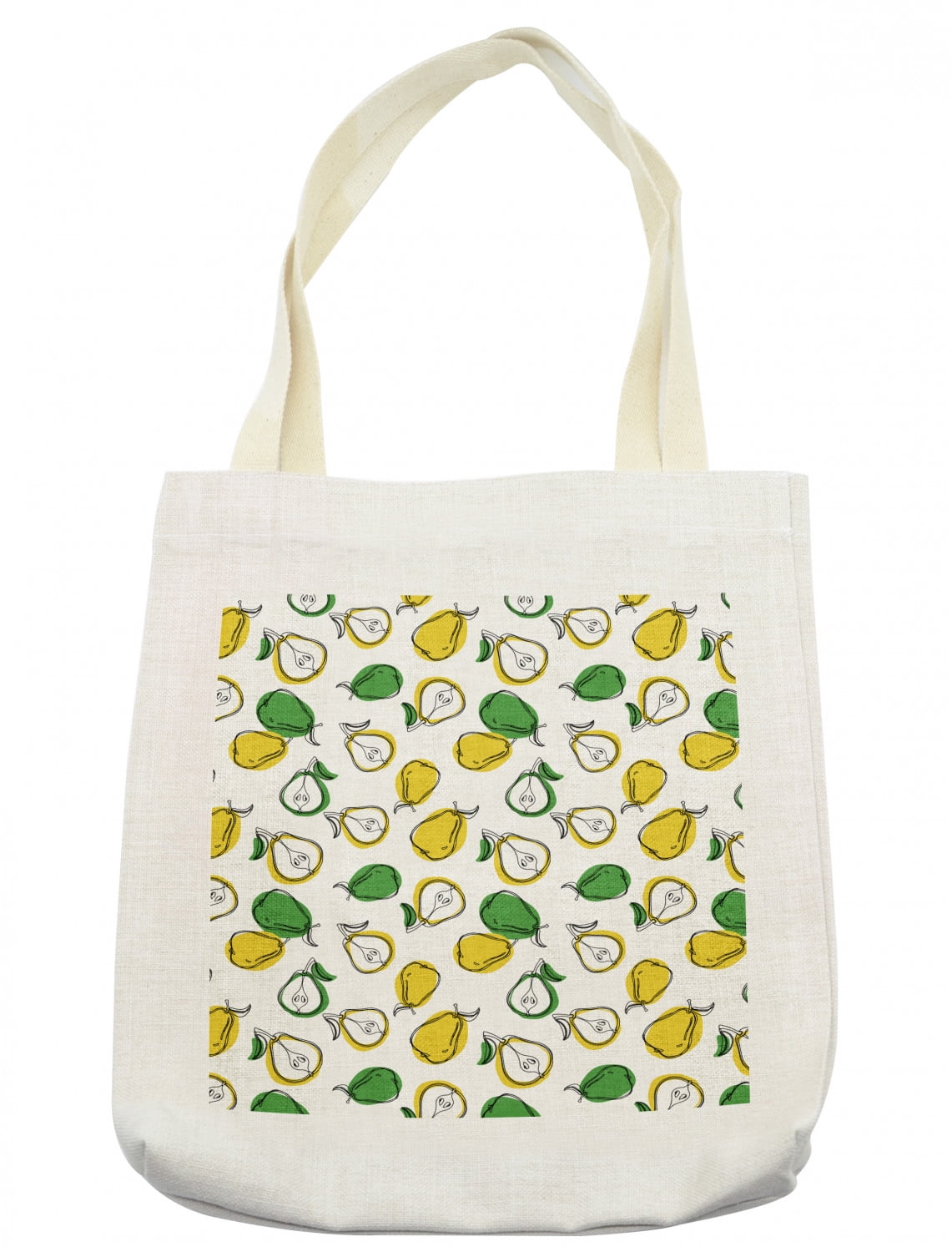 Fruit Tote Bag, Fresh Pear Slices Leaves Juicy Organic Food Eat Summer ...