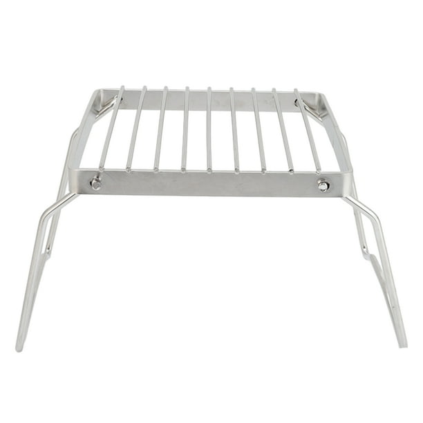 Grid Shaped Cooking Grate,Folding Campfire Grill Stainless Camping ...