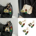 Aesthetic Keychain Charm,School Bus Bag Charm Pendant School Bus ...