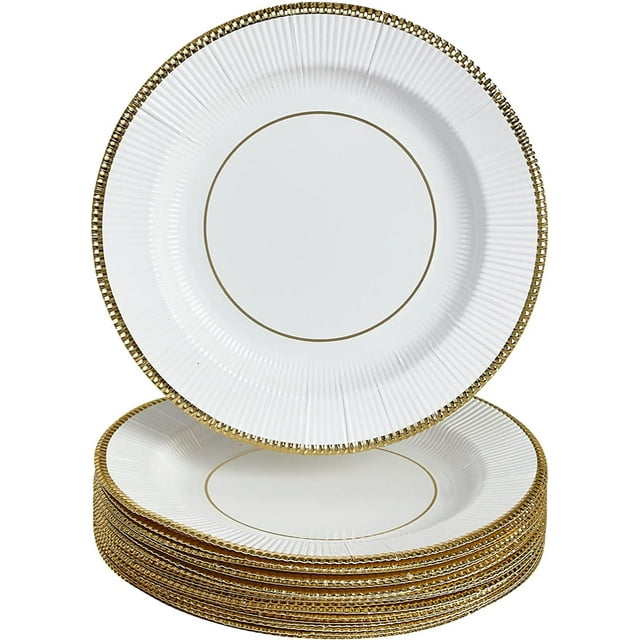 Silver Spoons Heavy Duty Disposable Plates - 7.5" Small Party Plates ...