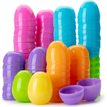 Mr. Pen- Jumbo Plastic Easter Eggs, 30 Pack, 3'' Tall, Colorful Plastic ...