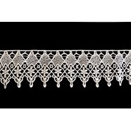 Altotux 3" inches White and Ivory Floral Venice Lace Trim By Yard ...