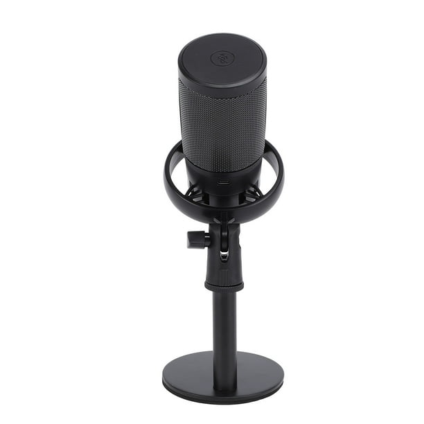 USB PC Condenser Mic, Color Ambient Light Quick Mute Gaming Microphone ...