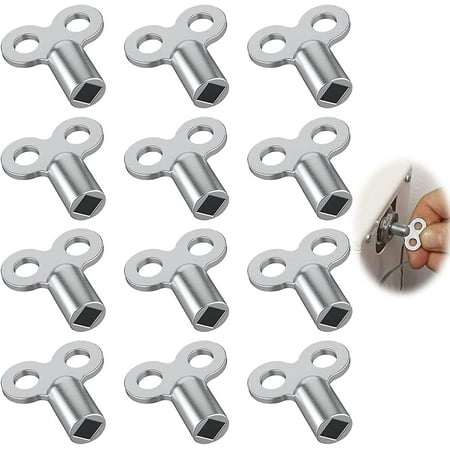 12pcs Radiator Bleed Keys Water Bleeder for Heating Drain Universal ...