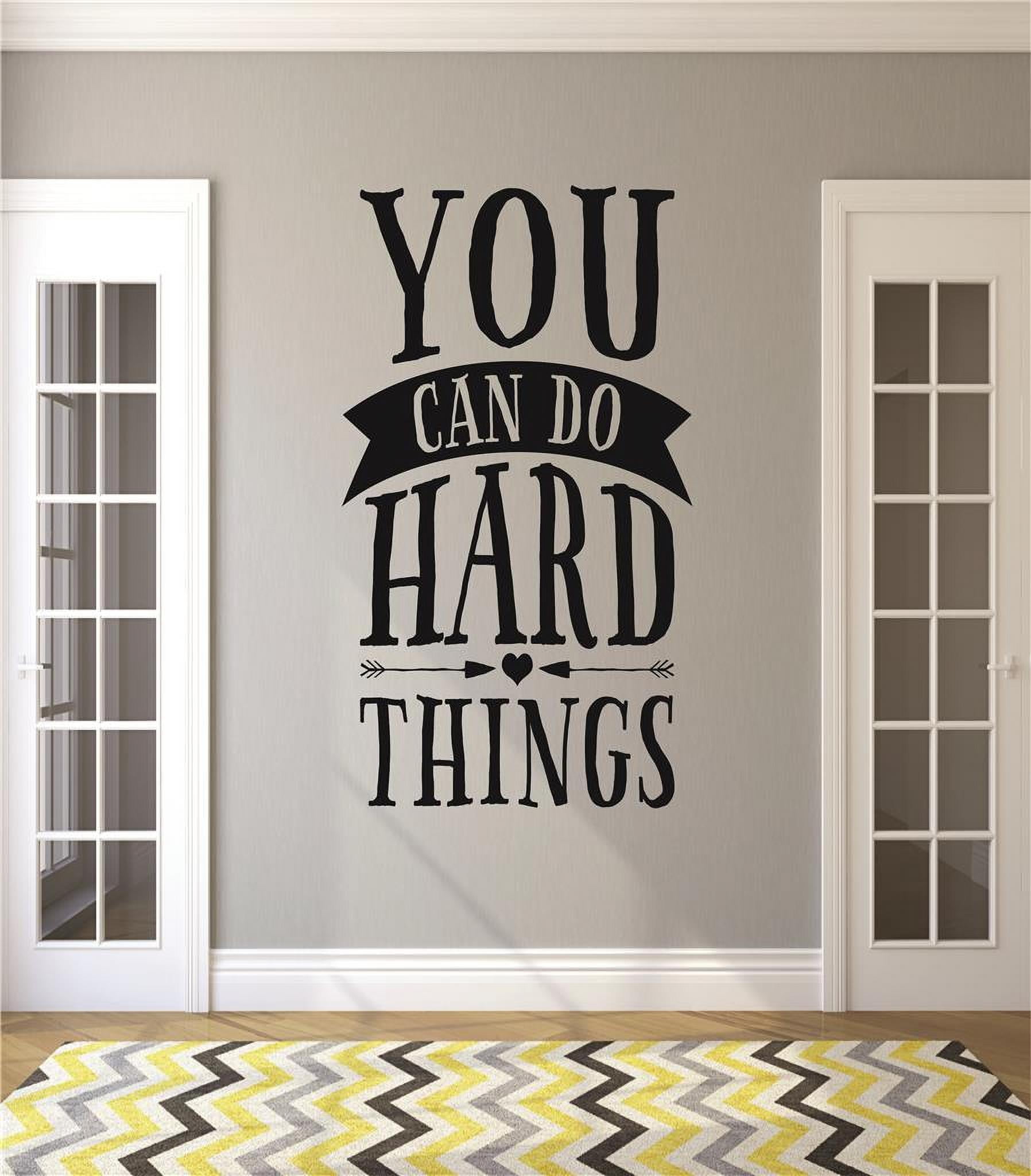 Family You can do hard things Cute Quotes & Sayings Wall Decal ...