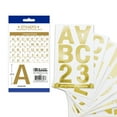 BAZIC 2" Black Color Alphabet & Numbers Stickers (72/Pack) / Box Qty ...