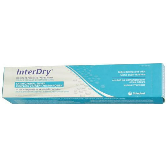 Coloplast Inc 627910 Interdry Textile With Antiicrobial Silver Complex ...