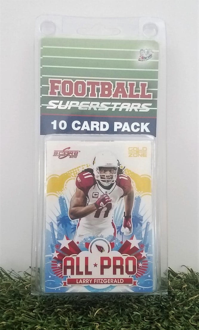 Larry Fitzgerald- (10) Card Pack NFL Football Superstar Larry ...