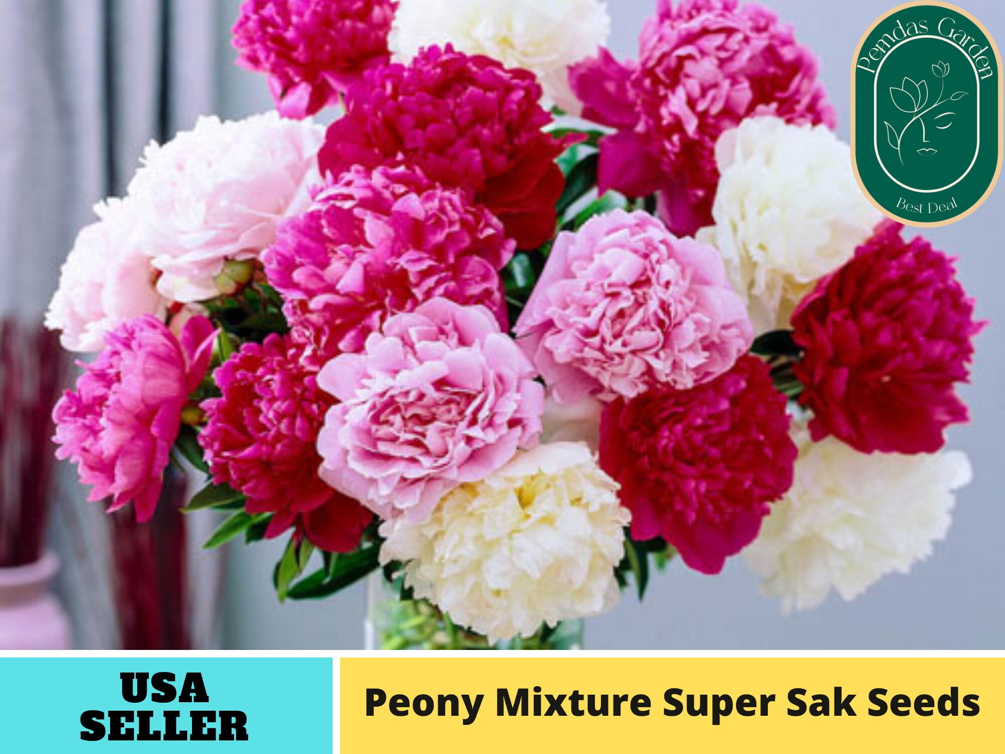 10+ Seeds| Mixture Super Sak Peony Seeds - Authentic Seeds - Perennial ...