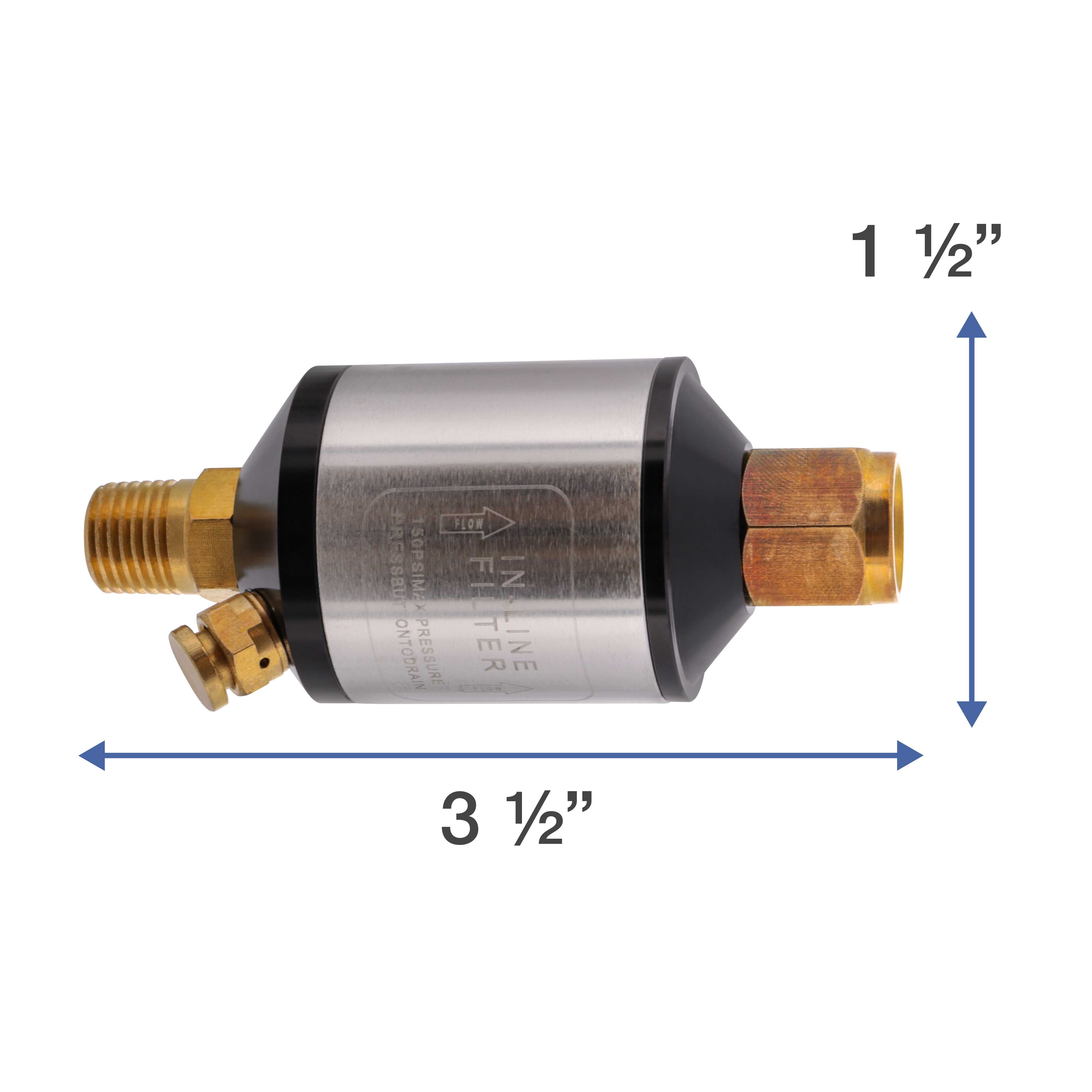 Buy TCP Global Mini In-Line Air Filter, Oil and Water Separator ...
