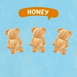 Teddy Grahams Honey Graham Bear-Shaped Healthy Crackers for Kids, 10 oz ...