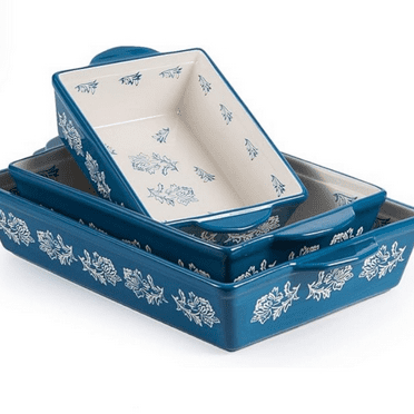 Corningware French White 3qt Ceramic Casserole Bakeware Dish, Oven Safe ...