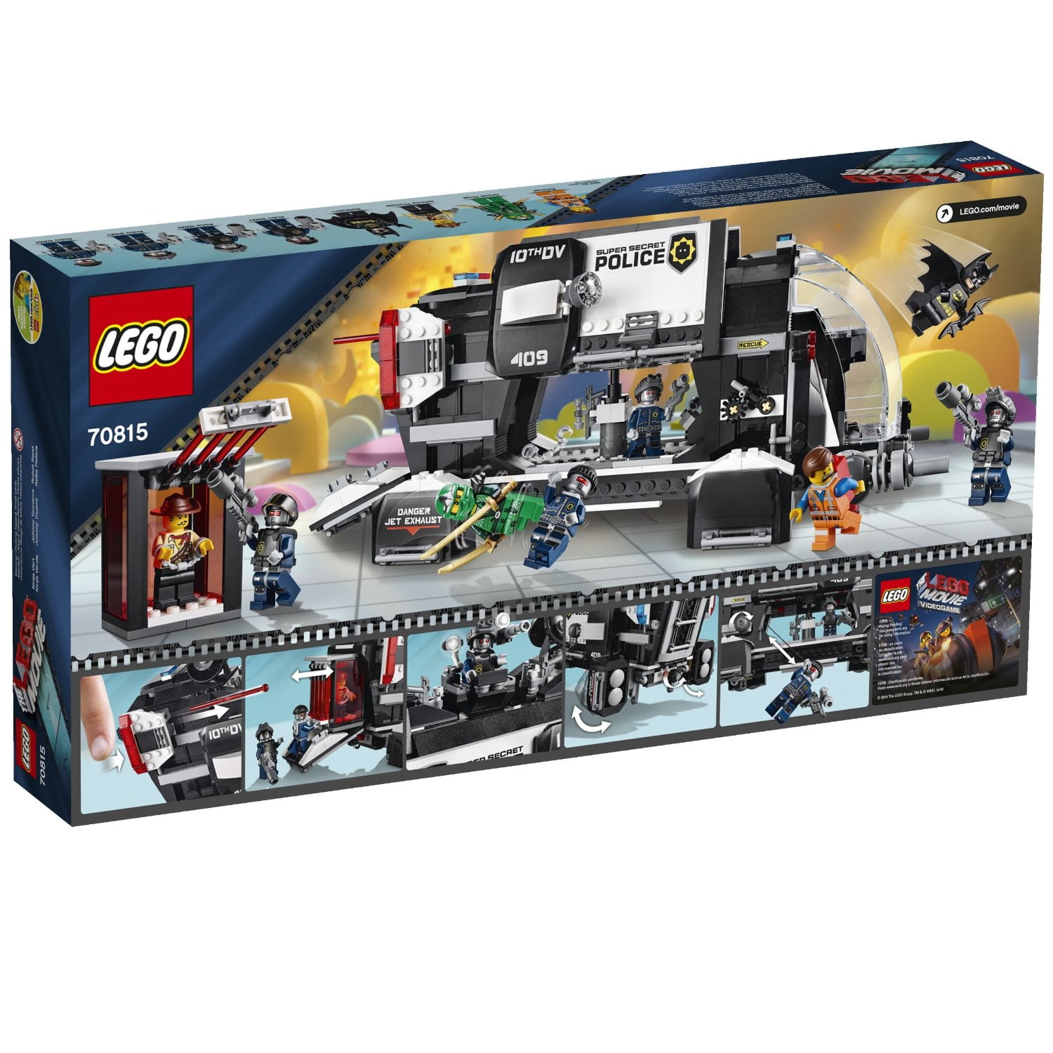 The Lego Movie Super Secret Police Dropship