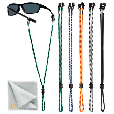 Croakies Terra Spec Adjustable Eyeglass Retainer, Black, Woven Nylon ...