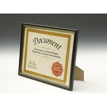 DesignOvation Corporate Document Frame Made to Display Standard ...