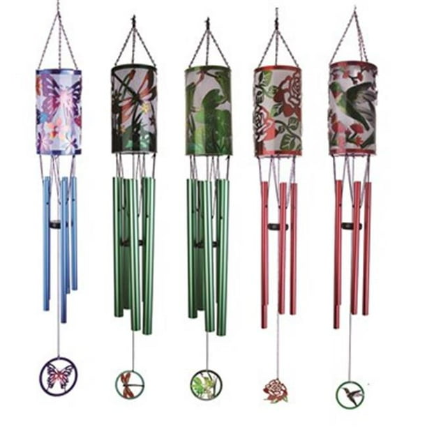Exhart EXH40285 37 in. Fil Garden Theme Wind Chimes, Multicolor - Extra ...