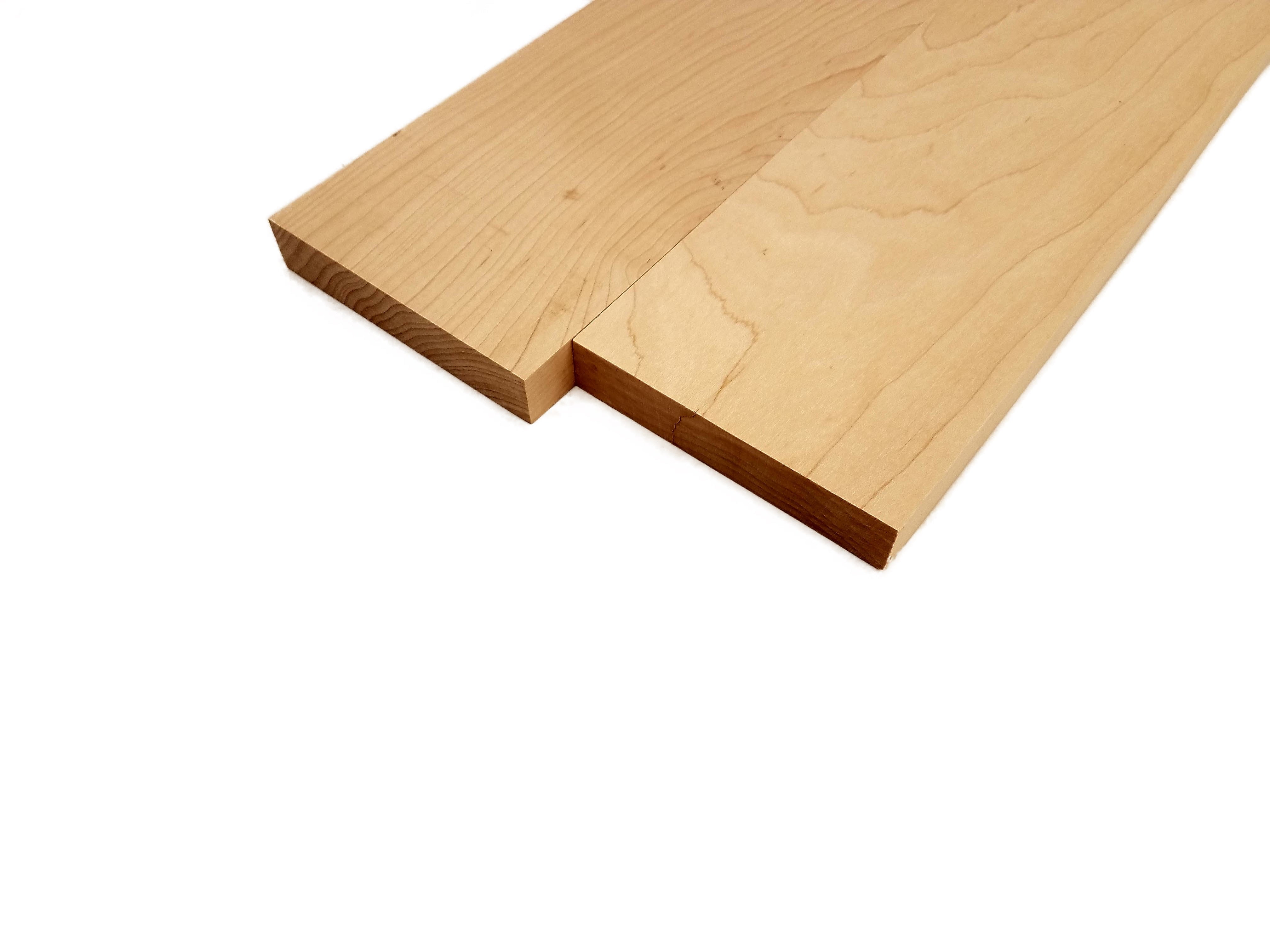 Maple Lumber Board - 3/4" x 4" (2 Pcs) - Walmart.com