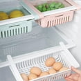 WORGEOUS Refrigerator Partition Layer Multifunctional Organizing Rack ...